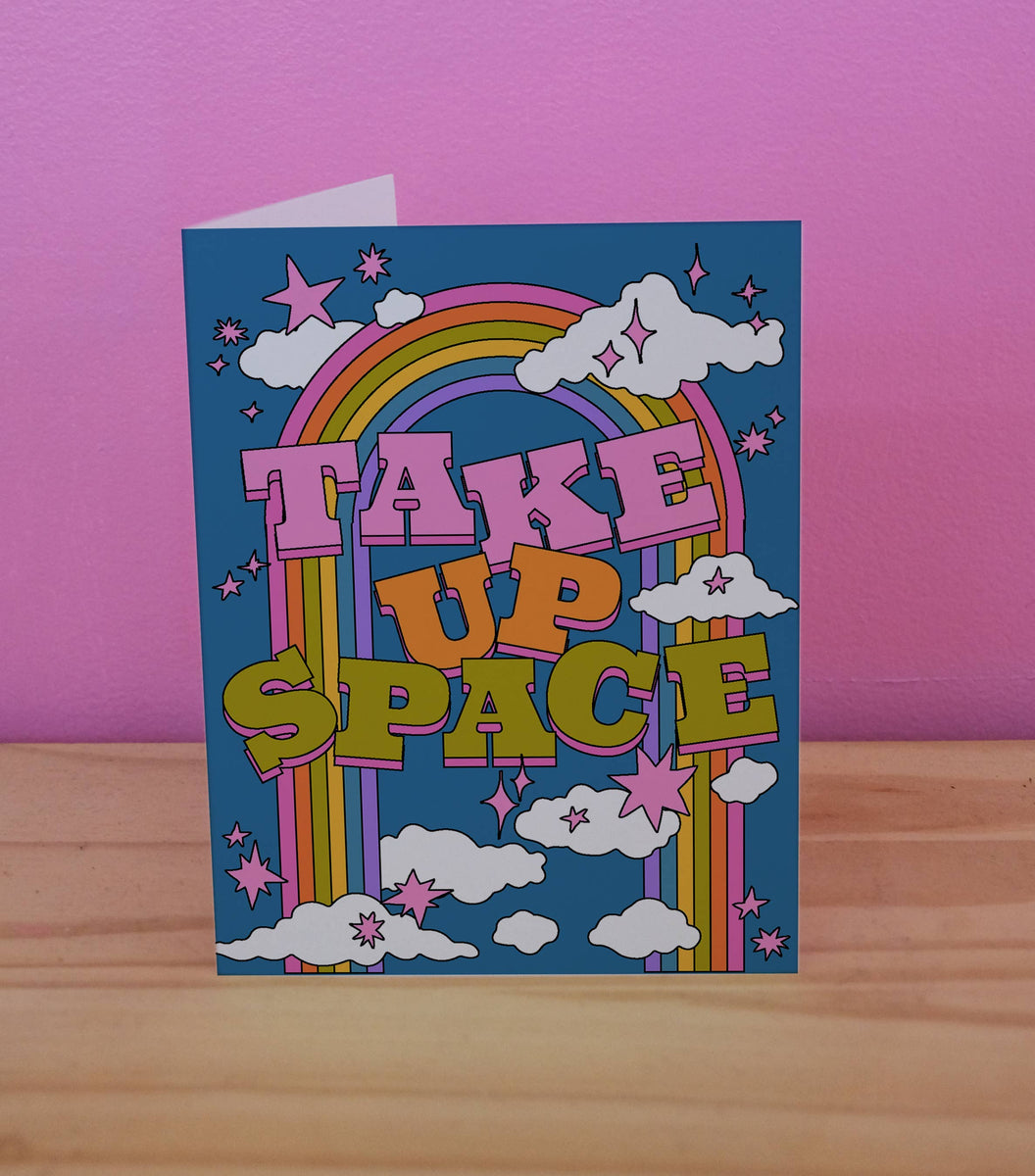 Greeting Card - Take Up Space – Brooklyn Superhero Supply Co.