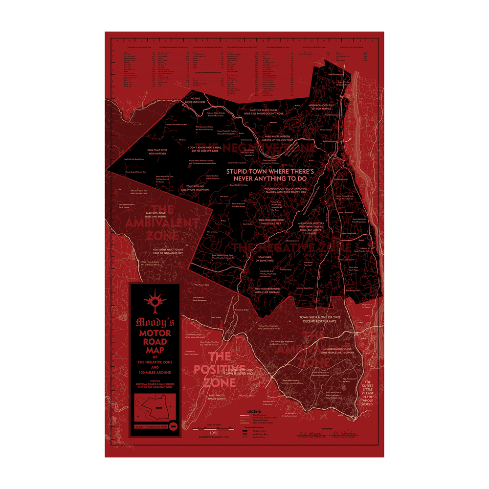 Poster: The Negative Zone – Brooklyn Superhero Supply Co.