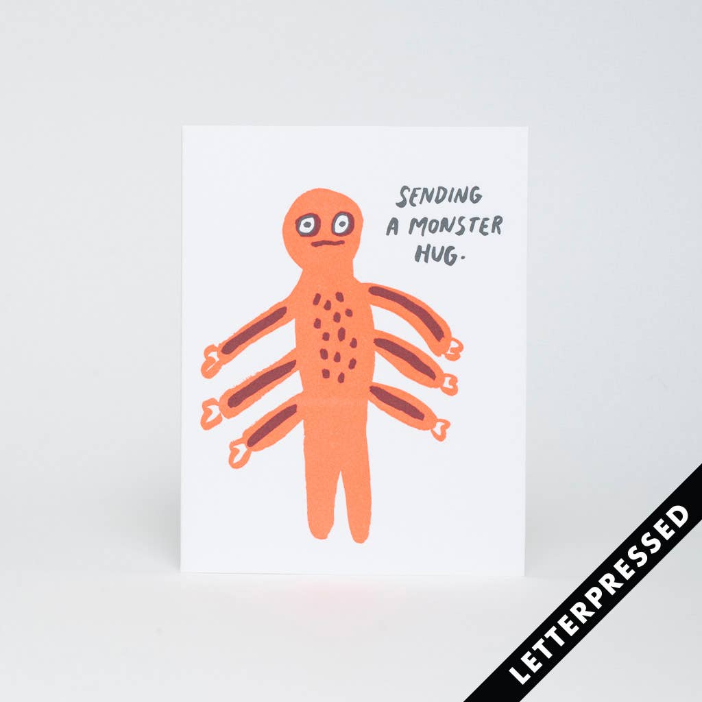 Greeting Card - Sending a Monster Hug – Brooklyn Superhero Supply Co.